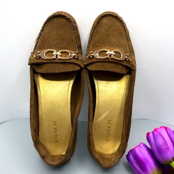 Coach | Shoes | Coach Fortunata Brown Loafers Size 75b | Poshmark
